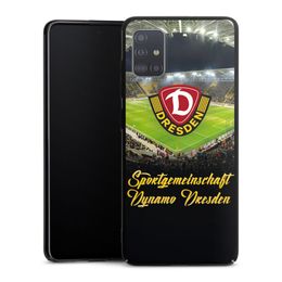 DeinDesign Galaxy A51 Handy Hard Case Schutzh&uuml;lle schwarz Smartphone Backcover Sg Dynamo Dresden Sgd Official Licensed Product Hard Case