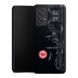DeinDesign Galaxy A33 5G Handy Premium Case Smartphone Handyh&uuml;lle Schutzh&uuml;lle gl&auml;nzend Sge Eintracht Frankfurt Skyline Premium Case