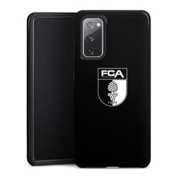 DeinDesign Galaxy S20 FE 5G Handy Panzer Handyh&uuml;lle robuste Outdoor H&uuml;lle Schutzh&uuml;lle gl&auml;nzend Logo Official Licensed Product Fc Augsburg Tough Case