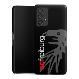 DeinDesign Galaxy A33 5G Handy Premium Case Smartphone Handyh&uuml;lle Schutzh&uuml;lle gl&auml;nzend Sc Freiburg Logo Official Licensed Product Premium Case