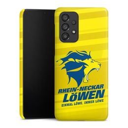 DeinDesign Galaxy A33 5G Handy Premium Case Smartphone Handyh&uuml;lle Schutzh&uuml;lle gl&auml;nzend Rnl Official Licensed Product Rhein-Neckar-L&ouml;wen Premium Case