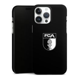 DeinDesign iPhone 14 Pro Max Handy Premium Case Smartphone Handyh&uuml;lle Schutzh&uuml;lle matt Logo Official Licensed Product Fc Augsburg Premium Case