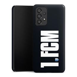 DeinDesign Galaxy A33 5G Handy Premium Case Smartphone Handyh&uuml;lle Schutzh&uuml;lle gl&auml;nzend Official Licensed Product 1. Fc Magdeburg 1. Fcm Premium Case