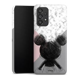 DeinDesign Galaxy A33 5G Handy Premium Case Smartphone Handyh&uuml;lle Schutzh&uuml;lle gl&auml;nzend Mickey Mouse Disney Marble Premium Case