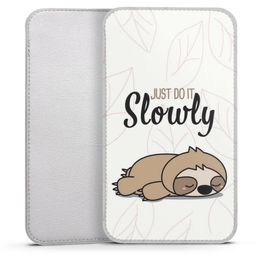 DeinDesign iPhone 16 Pro Max Handy H&uuml;lle Tasche Sleeve Socke Schutzh&uuml;lle Animals Sloth Lazy Sunday Sleeve