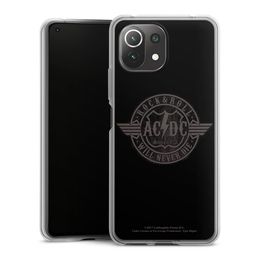 DeinDesign Xiaomi Mi 11 Lite 5G NE Handy Silikon H&uuml;lle Case transparent Handyh&uuml;lle Rock Acdc Merchandise Silikon Case