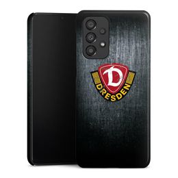 DeinDesign Galaxy A33 5G Handy Premium Case Smartphone Handyh&uuml;lle Schutzh&uuml;lle gl&auml;nzend Sgd Official Licensed Product Sg Dynamo Dresden Premium Case
