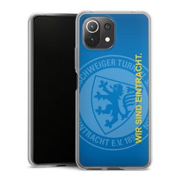 DeinDesign Xiaomi Mi 11 Lite 5G NE Handy Silikon H&uuml;lle Case transparent Handyh&uuml;lle Statement Official Licensed Product Eintracht Braunschweig Silikon Case