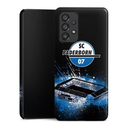 DeinDesign Galaxy A33 5G Handy Premium Case Smartphone Handyh&uuml;lle Schutzh&uuml;lle gl&auml;nzend Stadium Sc Paderborn 07 Official Licensed Product Premium Case