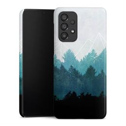DeinDesign Galaxy A33 5G Handy Premium Case Smartphone Handyh&uuml;lle Schutzh&uuml;lle gl&auml;nzend Forrest Abstract Tree Premium Case