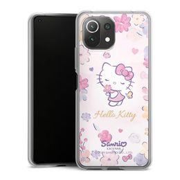 DeinDesign Xiaomi Mi 11 Lite 5G NE Handy Silikon H&uuml;lle Case transparent Handyh&uuml;lle Merchandise Hello Kitty Water Colour Silikon Case