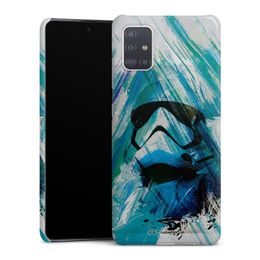 DeinDesign Galaxy A51 Handy Premium Case Smartphone Handyh&uuml;lle Schutzh&uuml;lle gl&auml;nzend Colourful Stormtrooper Star Wars Premium Case