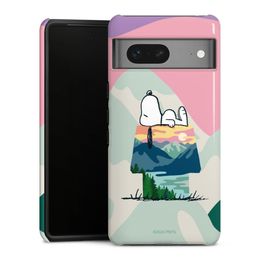 DeinDesign Google Pixel 7 Handy Panzer Handyh&uuml;lle robuste Outdoor H&uuml;lle Schutzh&uuml;lle gl&auml;nzend Official Licensed Product Peanuts Snoopy Tough Case
