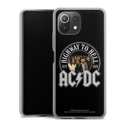DeinDesign Xiaomi Mi 11 Lite 5G NE Handy Silikon H&uuml;lle Case transparent Handyh&uuml;lle Acdc Official Licensed Product Rock Silikon Case