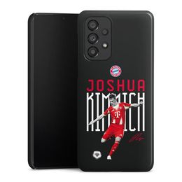 DeinDesign Galaxy A33 5G Handy Premium Case Smartphone Handyh&uuml;lle Schutzh&uuml;lle gl&auml;nzend Official Licensed Product Kimmich Fc Bayern M&uuml;nchen Premium Case