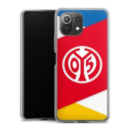 DeinDesign Xiaomi Mi 11 Lite 5G NE Handy Silikon H&uuml;lle Case transparent Handyh&uuml;lle Soccer Official Licensed Product 1. Fsv Mainz 05 E.V. Silikon Case