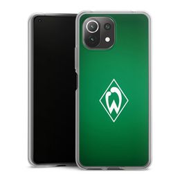 DeinDesign Xiaomi Mi 11 Lite 5G NE Handy Silikon H&uuml;lle Case transparent Handyh&uuml;lle Logo Merchandise Sv Werder Bremen Silikon Case