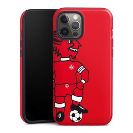 DeinDesign iPhone 12 Pro Max Handy Panzer Handyh&uuml;lle robuste Outdoor H&uuml;lle Schutzh&uuml;lle gl&auml;nzend 1. Fc Kaiserslautern Official Licensed Product Soccer Tough Case