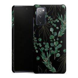 DeinDesign Galaxy S20 FE Handy Premium Case Smartphone Handyh&uuml;lle Schutzh&uuml;lle gl&auml;nzend Eukalyptus Leaves Nature Premium Case