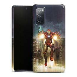 DeinDesign Galaxy S20 FE Handy Premium Case Smartphone Handyh&uuml;lle Schutzh&uuml;lle gl&auml;nzend Iron Man Avengers Marvel Premium Case