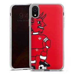 DeinDesign iPhone Xr Handy Silikon H&uuml;lle Case transparent Handyh&uuml;lle 1. Fc Kaiserslautern Official Licensed Product Soccer Silikon Case
