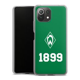 DeinDesign Xiaomi Mi 11 Lite 5G NE Handy Silikon H&uuml;lle Case transparent Handyh&uuml;lle Sv Werder Bremen Official Licensed Product Statement Silikon Case