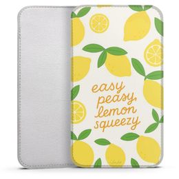 DeinDesign iPhone 16 Pro Max Handy H&uuml;lle Tasche Sleeve Socke Schutzh&uuml;lle Lemon Statement Spruch Sleeve