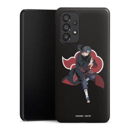 DeinDesign Galaxy A33 5G Handy Premium Case Smartphone Handyh&uuml;lle Schutzh&uuml;lle gl&auml;nzend Official Licensed Product Naruto Shippuden Itachi Uchiha Premium Case