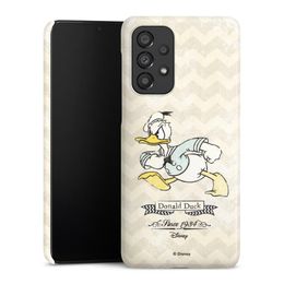 DeinDesign Galaxy A33 5G Handy Premium Case Smartphone Handyh&uuml;lle Schutzh&uuml;lle gl&auml;nzend Disney Official Licensed Product Donuld Duck Vintage Premium Case