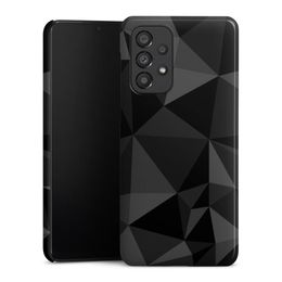 DeinDesign Galaxy A33 5G Handy Premium Case Smartphone Handyh&uuml;lle Schutzh&uuml;lle gl&auml;nzend Muster Abstract Geometric Premium Case