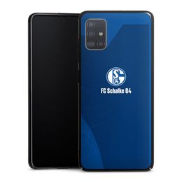 DeinDesign Galaxy A51 Handy Hard Case Schutzh&uuml;lle schwarz Smartphone Backcover Official Licensed Product Bundesliga Fc Schalke 04 Hard Case