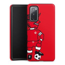 DeinDesign Galaxy S20 FE 5G Handy Panzer Handyh&uuml;lle robuste Outdoor H&uuml;lle Schutzh&uuml;lle gl&auml;nzend 1. Fc Kaiserslautern Official Licensed Product Soccer Tough Case