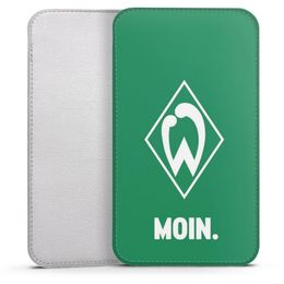 DeinDesign iPhone 16 Pro Max Handy H&uuml;lle Tasche Sleeve Socke Schutzh&uuml;lle Moin Official Licensed Product Sv Werder Bremen Sleeve
