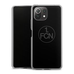 DeinDesign Xiaomi Mi 11 Lite 5G NE Handy Silikon H&uuml;lle Case transparent Handyh&uuml;lle 1. Fc N&uuml;rnberg Logo 1. Fcn Silikon Case