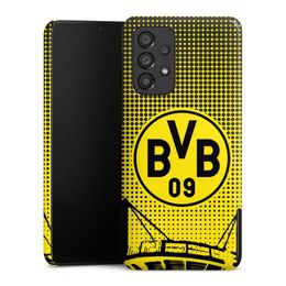 DeinDesign Galaxy A33 5G Handy Premium Case Smartphone Handyh&uuml;lle Schutzh&uuml;lle gl&auml;nzend Bvb Stadium Borussia Dortmund Premium Case