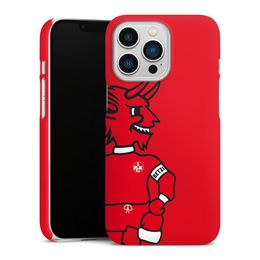 DeinDesign iPhone 13 Pro Handy Premium Case Smartphone Handyh&uuml;lle Schutzh&uuml;lle matt 1. Fc Kaiserslautern Official Licensed Product Soccer Premium Case