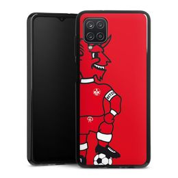 DeinDesign Galaxy A12 Handy Silikon H&uuml;lle Case schwarz Handyh&uuml;lle 1. Fc Kaiserslautern Official Licensed Product Soccer