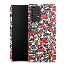 DeinDesign Galaxy A33 5G Handy Premium Case Smartphone Handyh&uuml;lle Schutzh&uuml;lle gl&auml;nzend Lightning Mcqueen 95 Disney Pixar Cars Premium Case