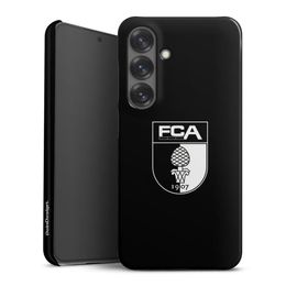 DeinDesign Galaxy S25 Handy Premium Case Smartphone Handyh&uuml;lle Schutzh&uuml;lle gl&auml;nzend Logo Official Licensed Product Fc Augsburg Premium Case
