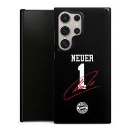 DeinDesign Galaxy S24 Ultra Handy Premium Case Smartphone Handyh&uuml;lle Schutzh&uuml;lle gl&auml;nzend Fc Bayern M&uuml;nchen Manuel Neuer Fcb Premium Case