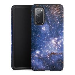 DeinDesign Galaxy S20 FE Handy Panzer Handyh&uuml;lle robuste Outdoor H&uuml;lle Schutzh&uuml;lle matt Weltall Galaxy Weltraum Tough Case