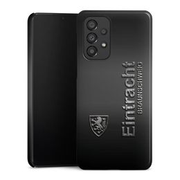 DeinDesign Galaxy A33 5G Handy Premium Case Smartphone Handyh&uuml;lle Schutzh&uuml;lle gl&auml;nzend Official Licensed Product Eintracht Braunschweig Logo Premium Case