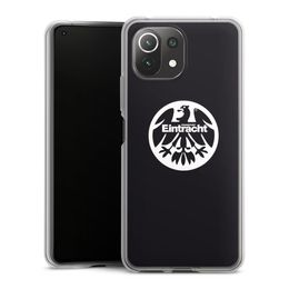 DeinDesign Xiaomi Mi 11 Lite 5G NE Handy Silikon H&uuml;lle Case transparent Handyh&uuml;lle Eintracht Frankfurt Logo Eagle Silikon Case