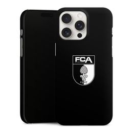 DeinDesign iPhone 15 Pro Max Handy Premium Case Smartphone Handyh&uuml;lle Schutzh&uuml;lle matt Logo Official Licensed Product Fc Augsburg Premium Case