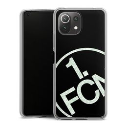 DeinDesign Xiaomi Mi 11 Lite 5G NE Handy Silikon H&uuml;lle Case transparent Handyh&uuml;lle 1. Fc N&uuml;rnberg 1. Fcn Logo Silikon Case