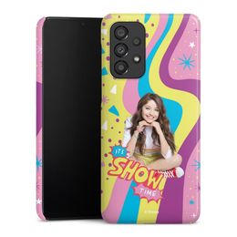 DeinDesign Galaxy A33 5G Handy Premium Case Smartphone Handyh&uuml;lle Schutzh&uuml;lle gl&auml;nzend Soy Luna Official Licensed Product Disney Premium Case