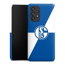 DeinDesign Galaxy A33 5G Handy Premium Case Smartphone Handyh&uuml;lle Schutzh&uuml;lle gl&auml;nzend Official Licensed Product Fc Schalke 04 Bundesliga Premium Case