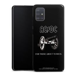 DeinDesign Galaxy A51 Handy Hard Case Schutzh&uuml;lle schwarz Smartphone Backcover Music Acdc Merchandise Hard Case