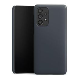 DeinDesign Galaxy A33 5G Handy Premium Case Smartphone Handyh&uuml;lle Schutzh&uuml;lle gl&auml;nzend Unicoloured Grey Anthracite Premium Case
