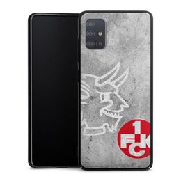 DeinDesign Galaxy A51 Handy Hard Case Schutzh&uuml;lle schwarz Smartphone Backcover 1. Fck Devil 1. Fc Kaiserslautern Hard Case